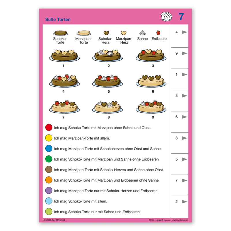 LOGICO MAXIMO - Logisch denken und kombinieren - Finken Verlag exklusiv ...